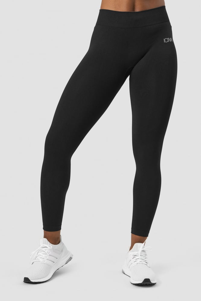 Define Seamless Flared Tights Black | ICIW